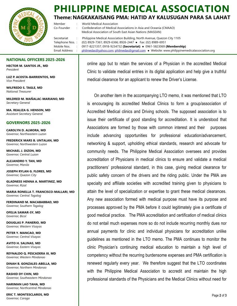 POSITION PAPER ON THE USE OF AN ONLINE DRIVER’S LICENSE RENEWAL BY THE ...